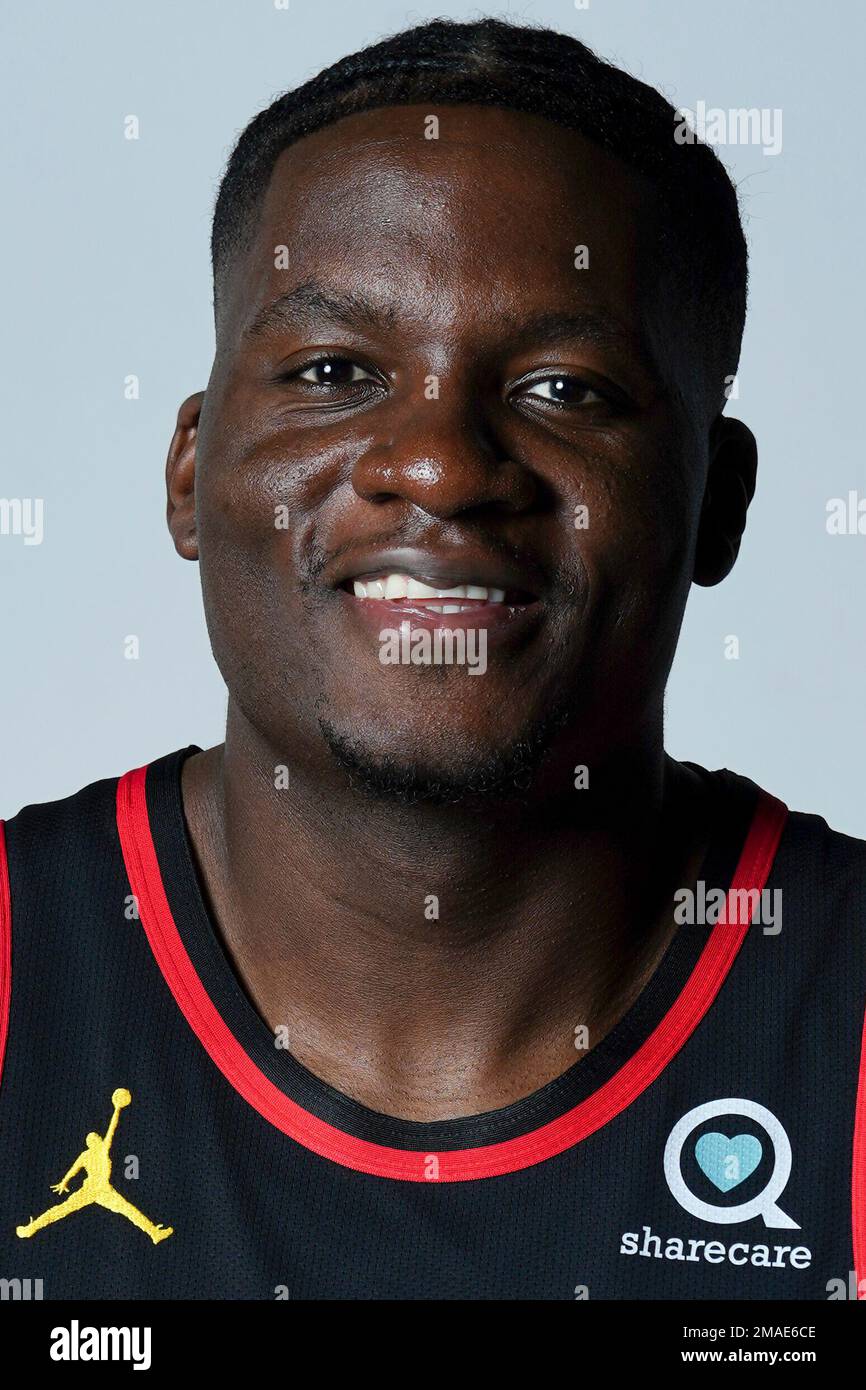 Atlanta Hawks center Clint Capela (15) is shown during the team's media ...