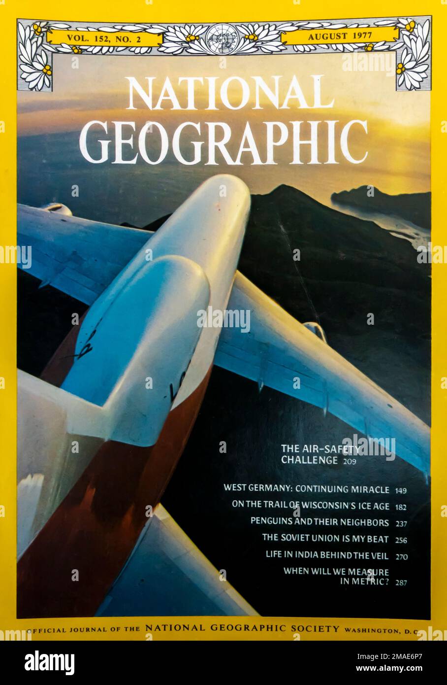 National Geographic magazine cover August 1977 Stock Photo - Alamy