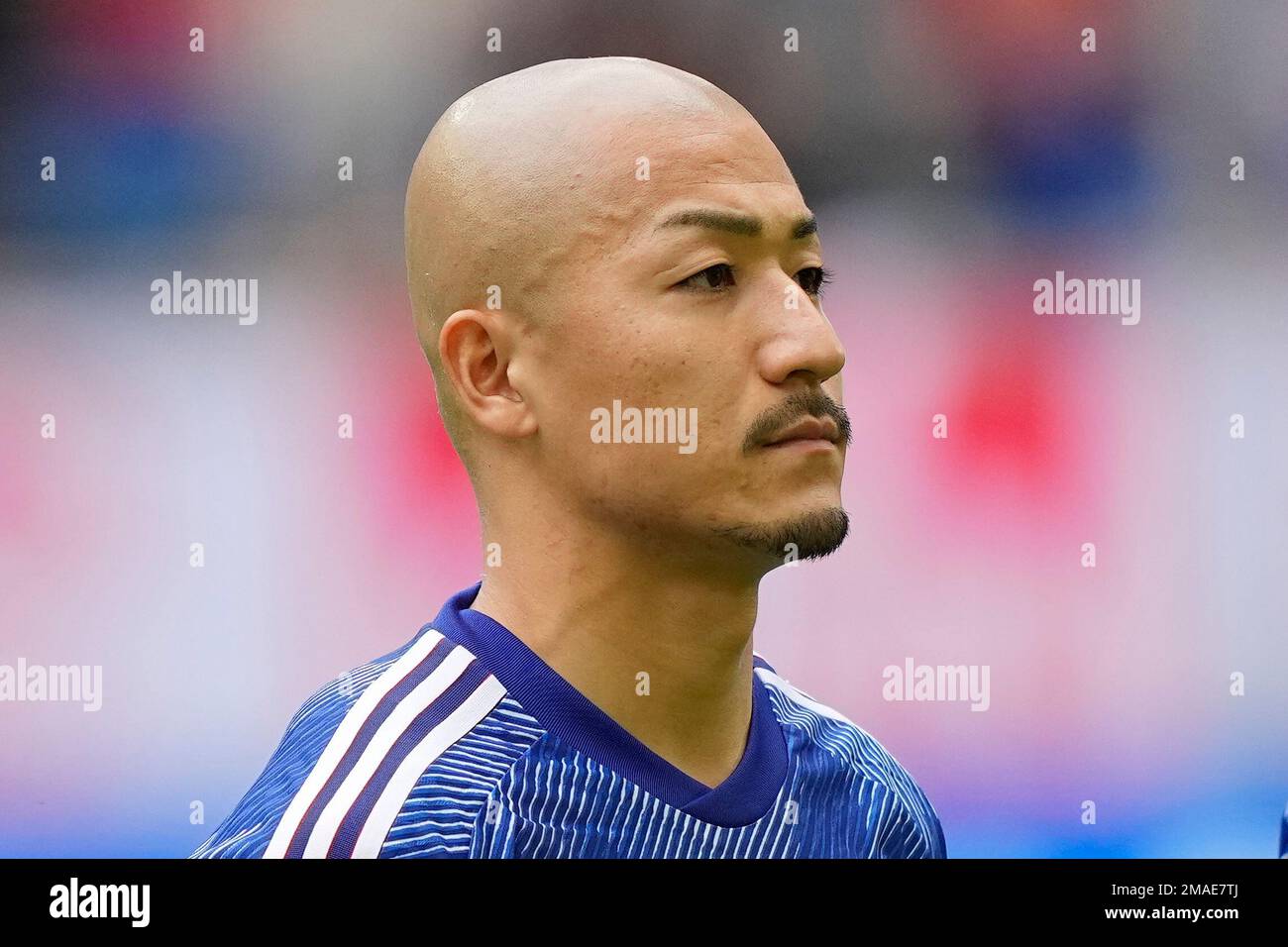 Japan's Daizen Maeda is pictured prior the international friendly ...