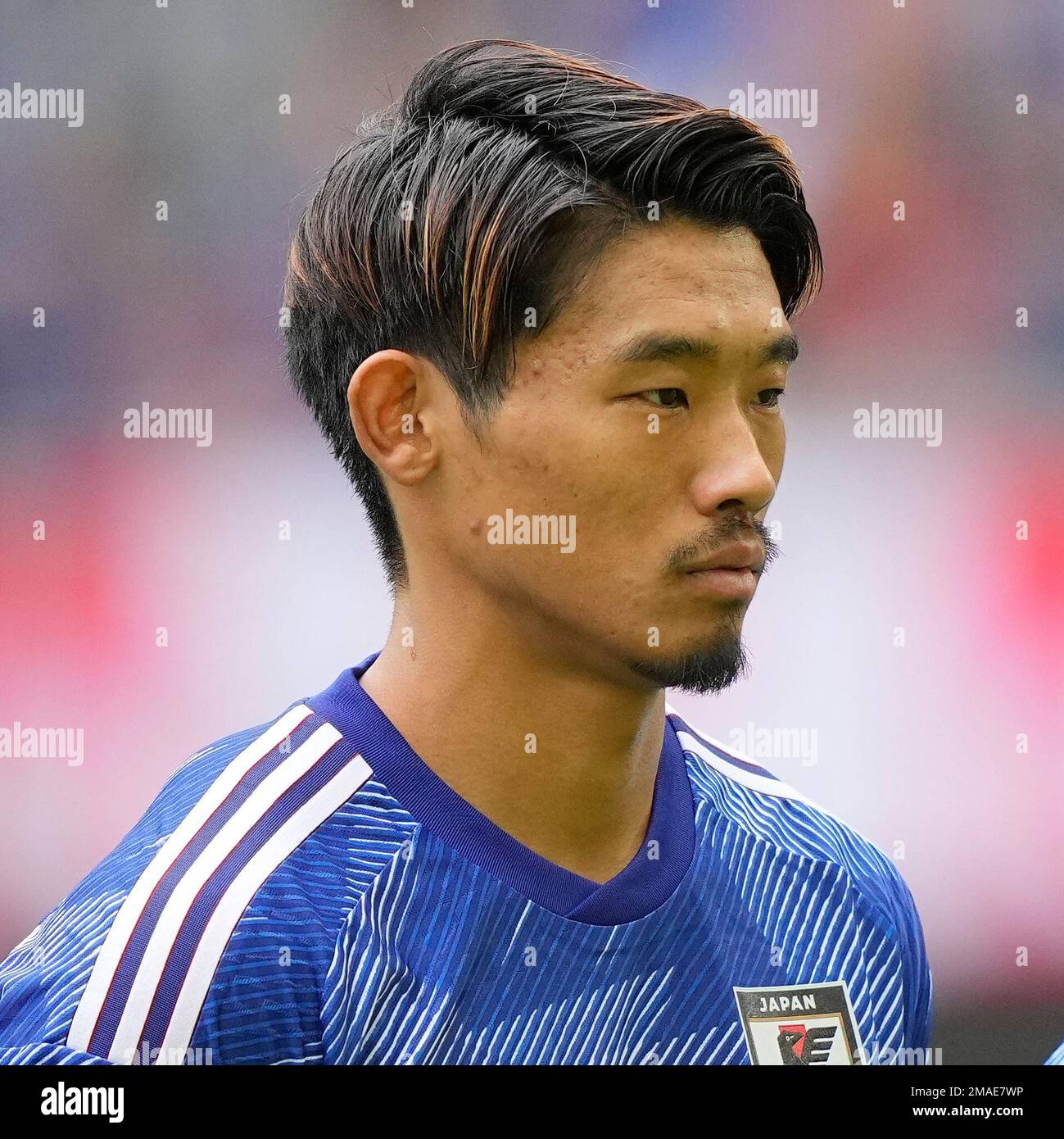 Japan's Hidemasa Morita is pictured prior the international friendly ...