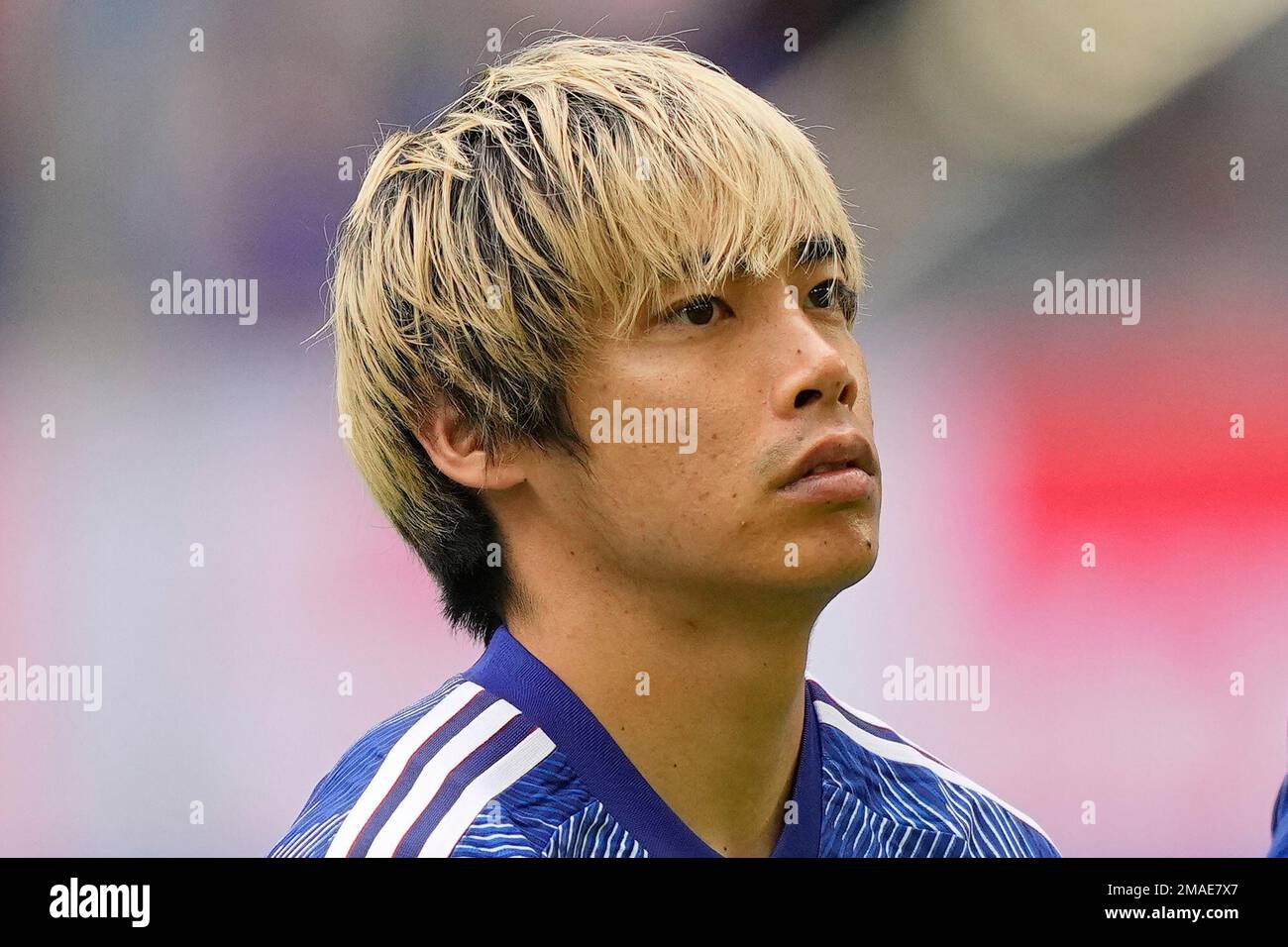 Japan's Junya Ito is pictured prior the international friendly soccer ...