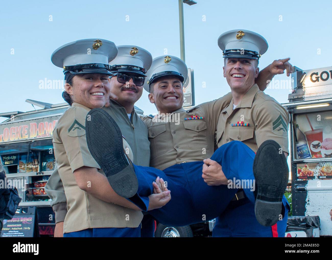 San Pedro, Calif. (May 26, 2022) - Marines, stationed at Camp Pendleton ...