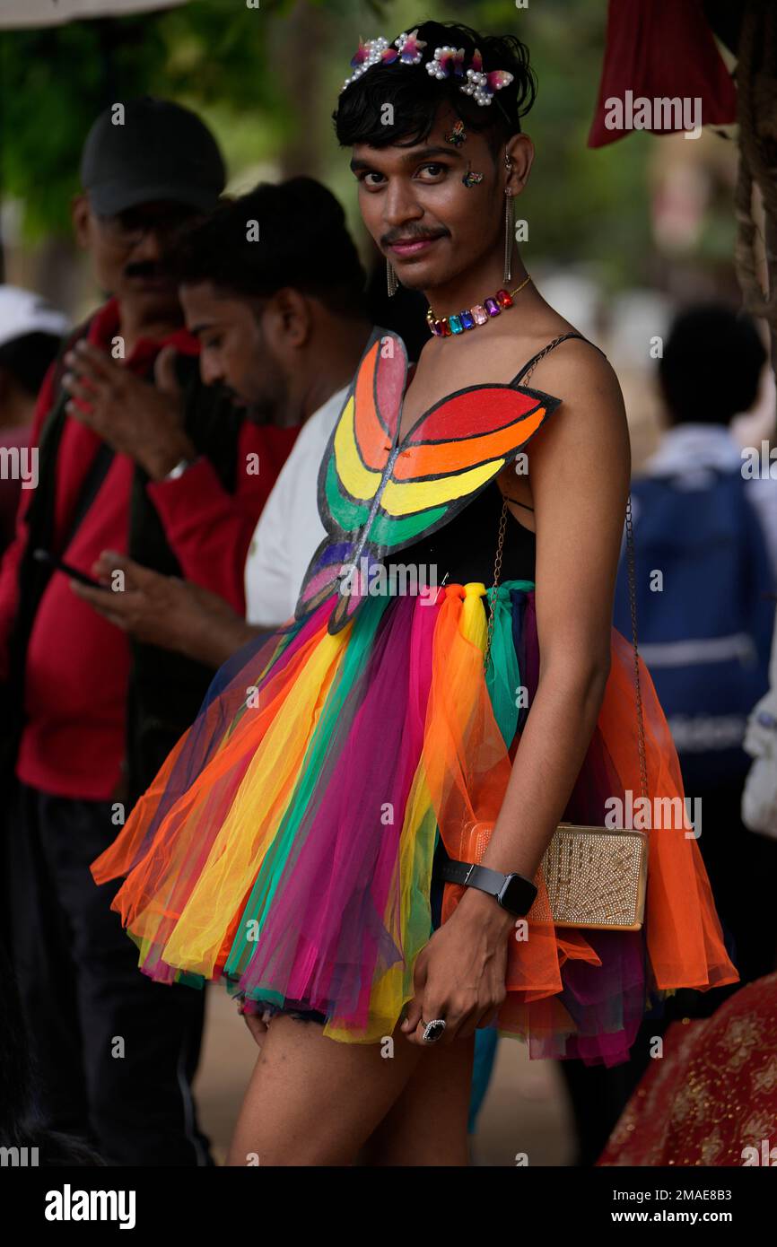 Members of the LGBTQ community and their supporters participate in a ...