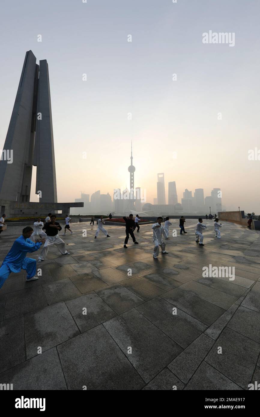 Taichi business district china hi-res stock photography and images - Alamy