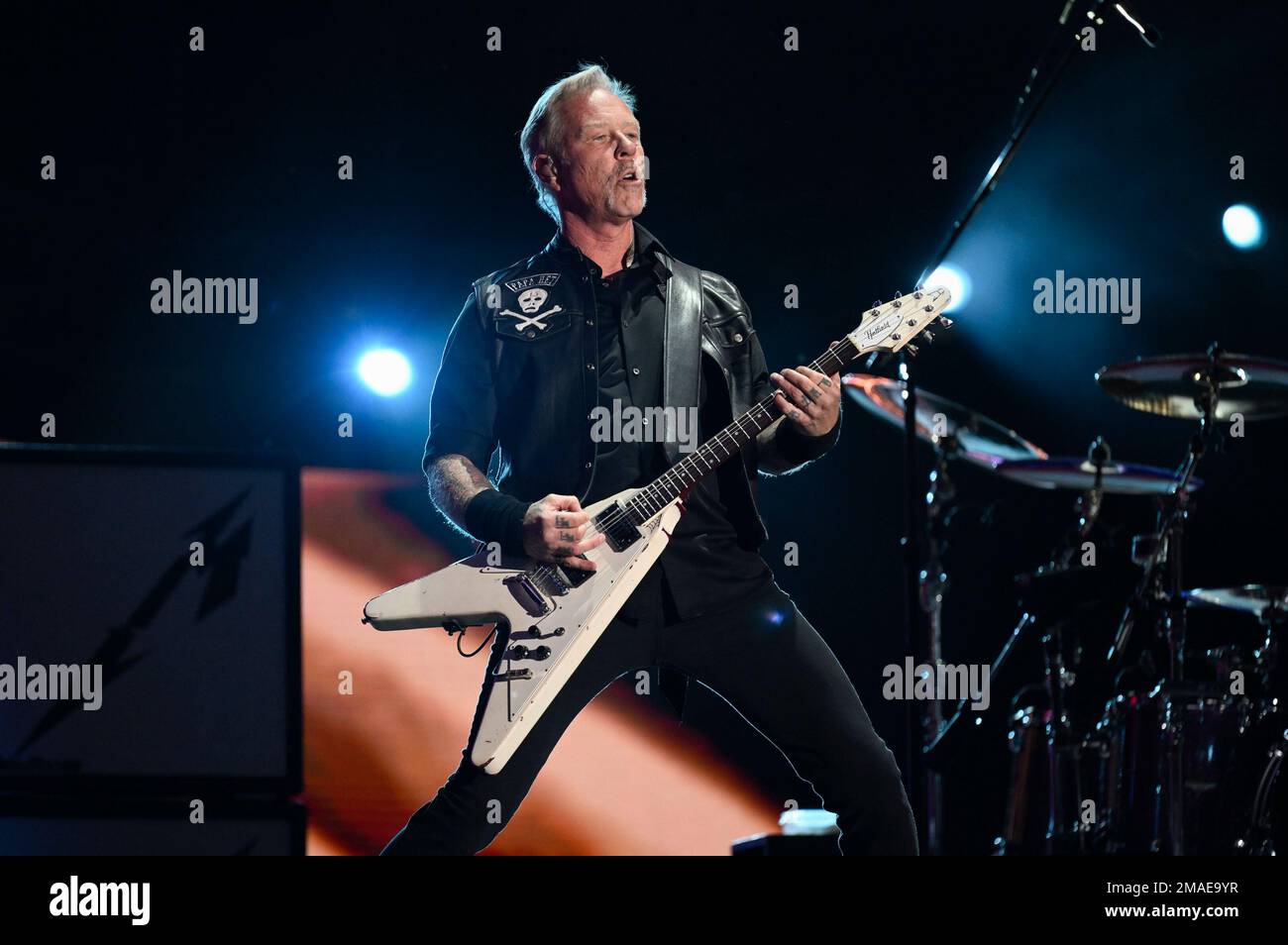 James Hetfield of Metallica performs during the Global Citizen Festival ...