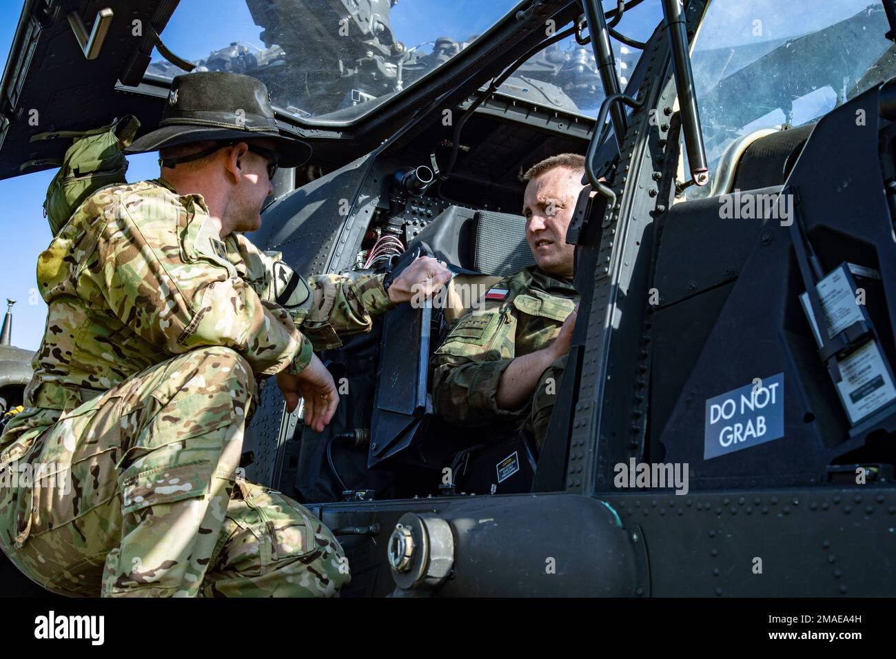 Lt. Col. Matt Minear, commander of 7th Squadron, 17th Cavalry Regiment ...