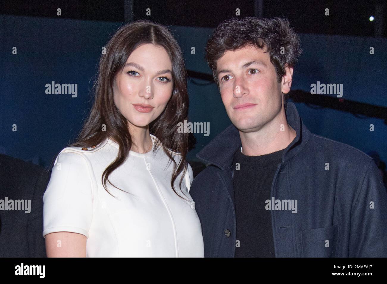 Paris, France. 19th Jan, 2023. Karlie Kloss and Joshua Kushner ...