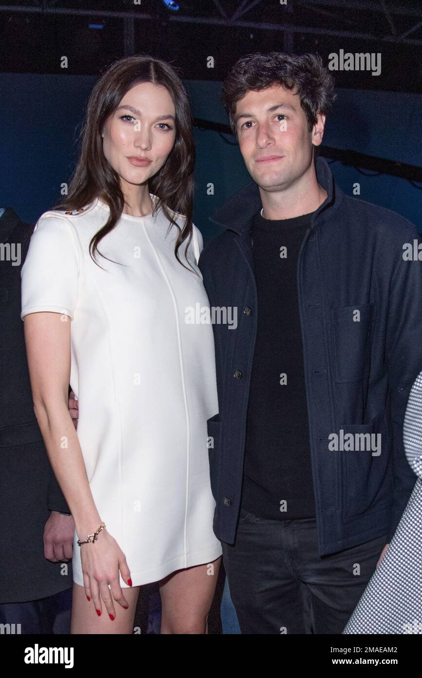 Paris, France. 19th Jan, 2023. Karlie Kloss and Joshua Kushner ...