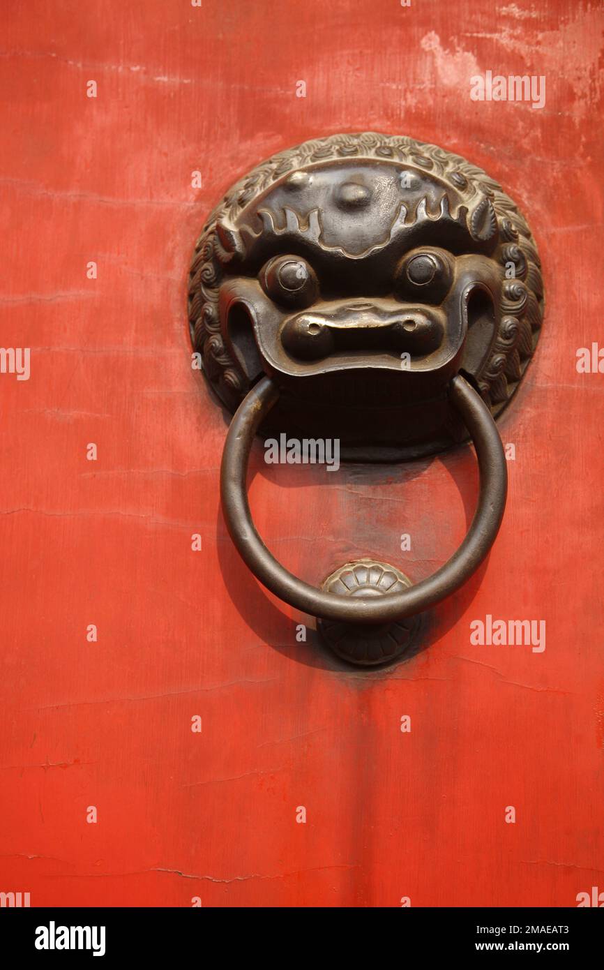 Shanghai, China, the Jade Buddha temple Shanghai inner courtyard ...