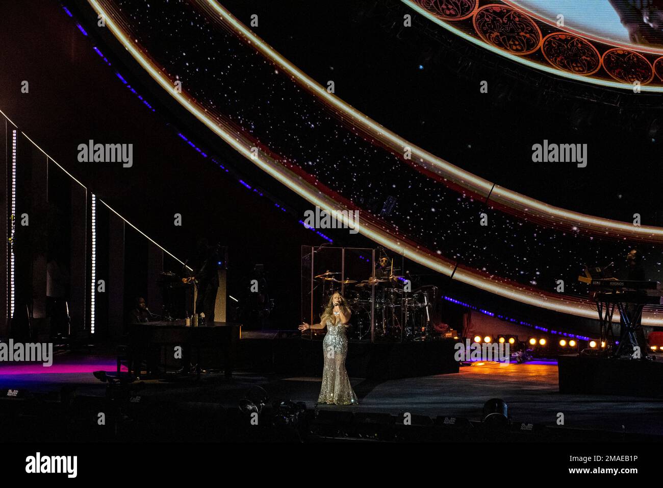 Mariah Carey performs at the Global Citizen Festival in Central Park in ...