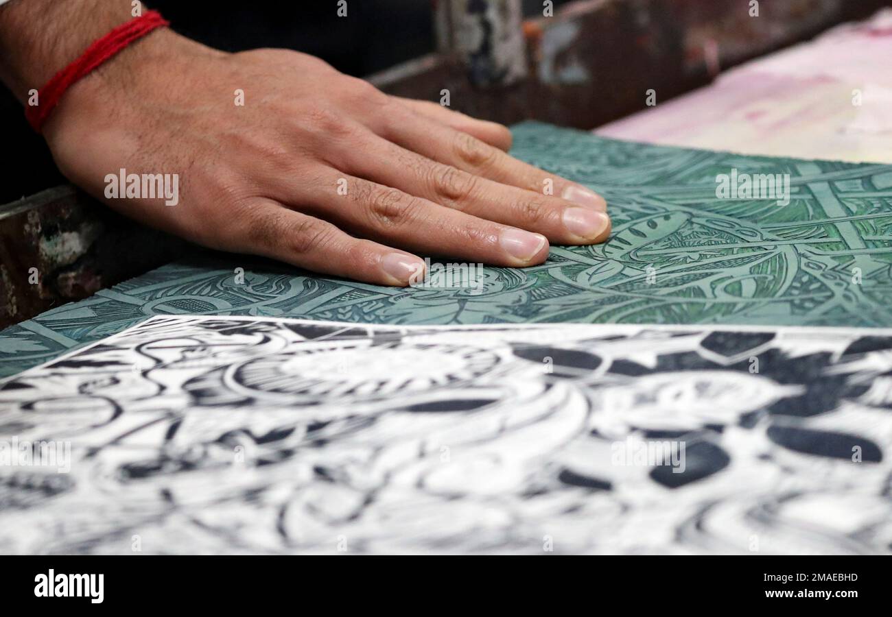 The hand of Prime Minister Rishi Sunak during a visit to Northern ...