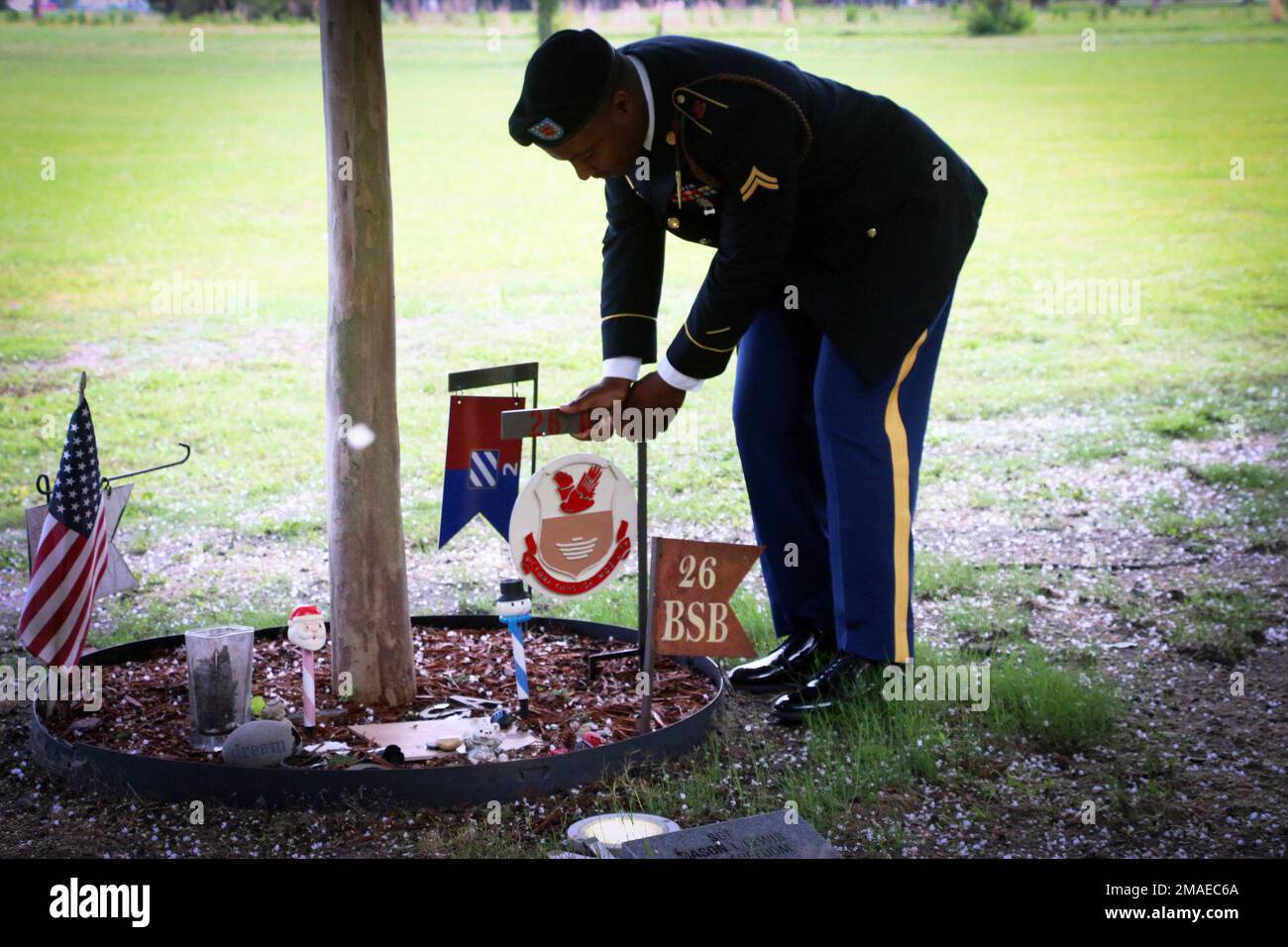 A noncommissioned officer, assigned to the "Maintain Battalion,” 703rd ...