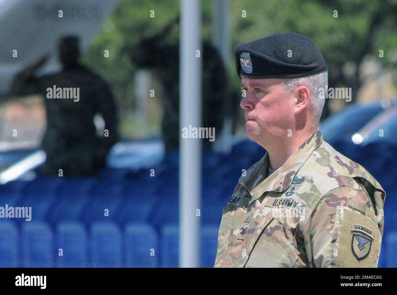 U.S. Army Col. Christian M. Neary, incoming commander of the 642nd ...
