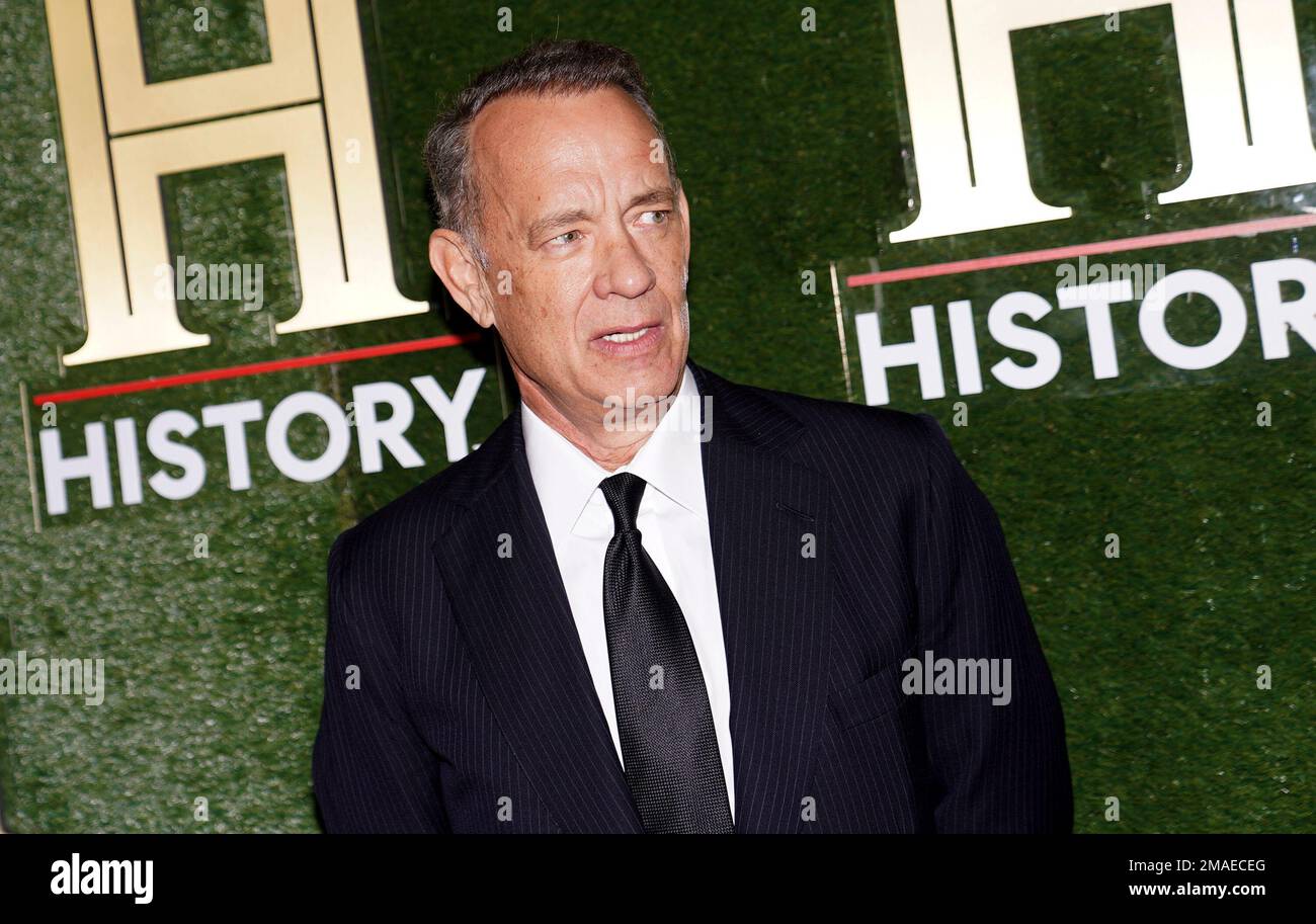 Tom Hanks arrives at HISTORYTalks on Saturday, Sept. 24, 2022, at DAR ...