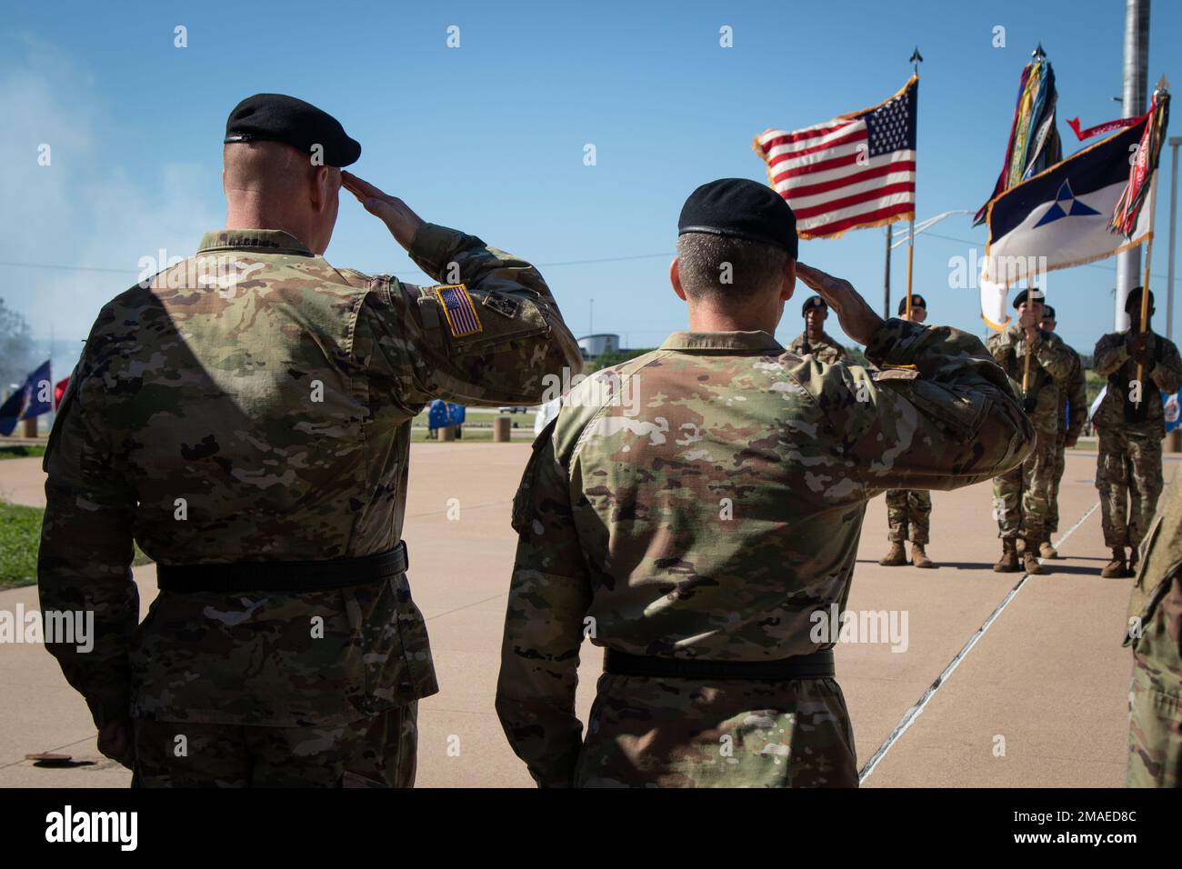 Lt. Gen. Robert Pat White, III Armored Corps Commanding General, and ...