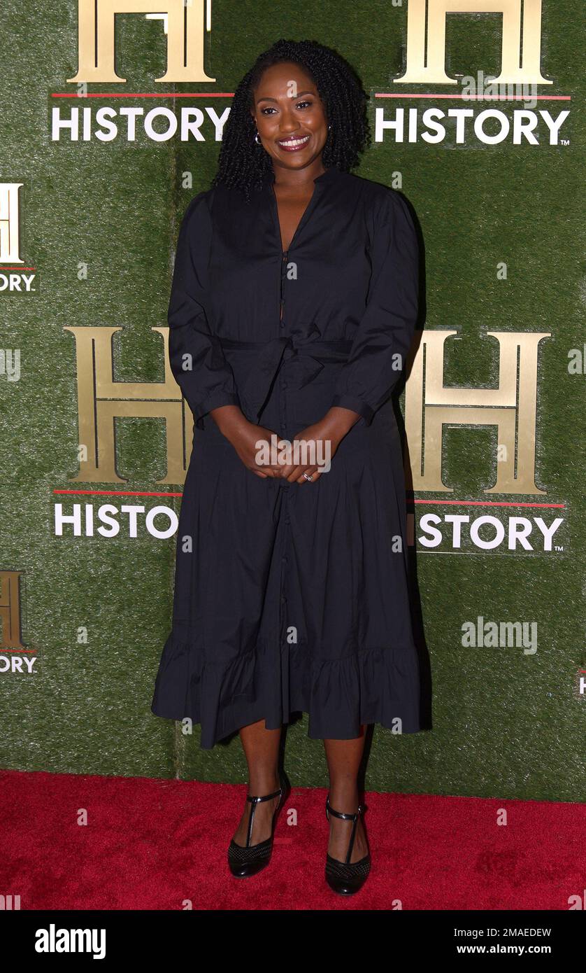 Marcia Chatelain arrives at HISTORYTalks on Saturday, Sept. 24, 2022 ...