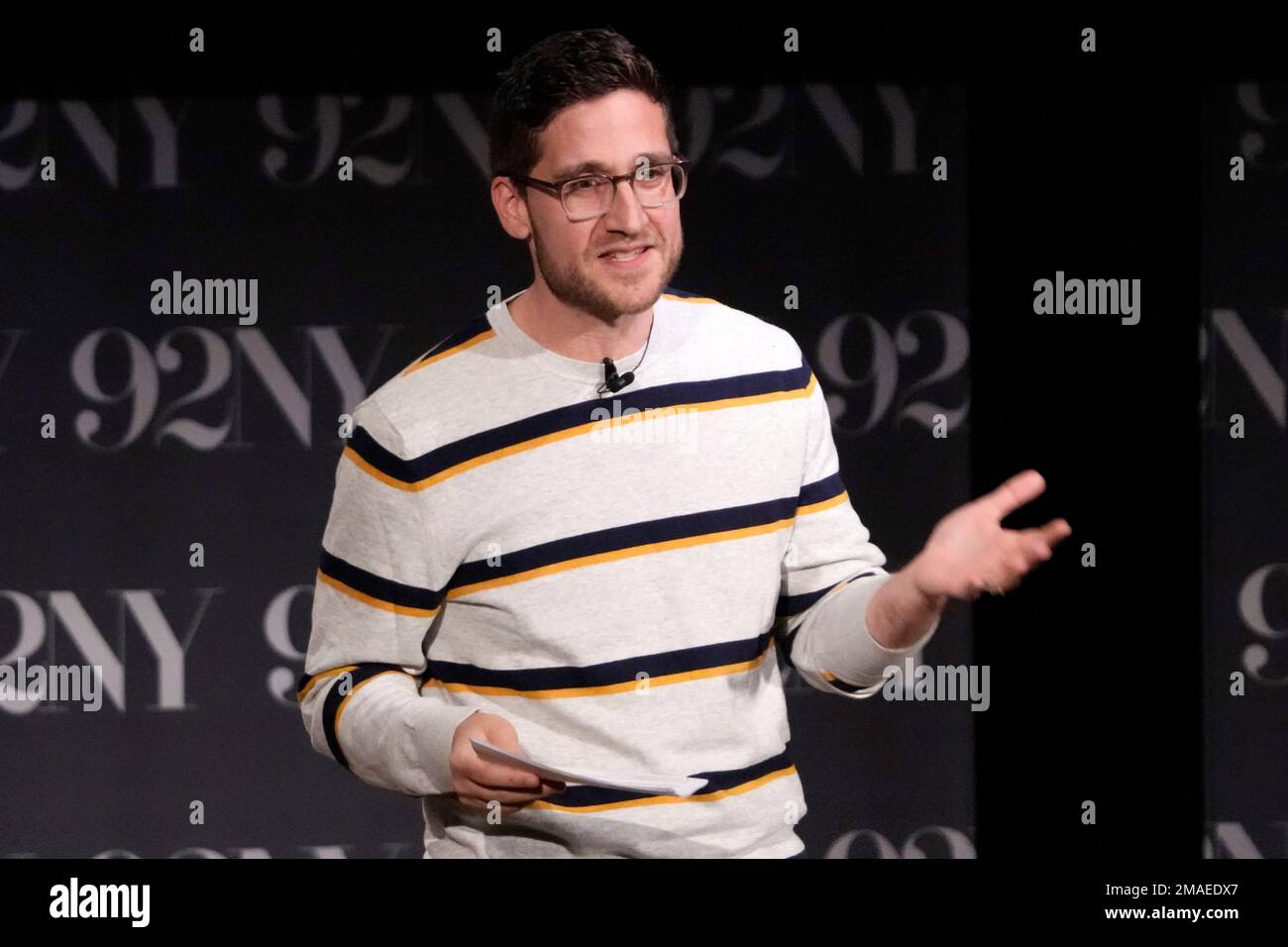Josh Horowitz appears onstage at 92NY on Friday, Sept. 23, 2022, in New ...