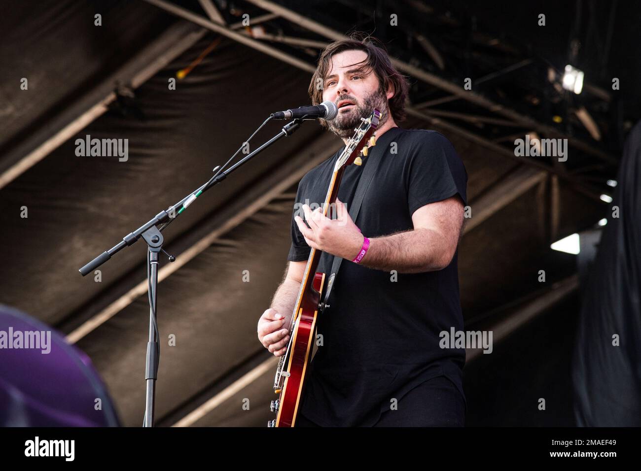 Julian Tomarin of Redlight King performs at the Louder Than Life Music ...
