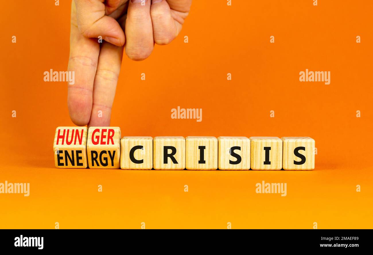 Energy or hunger crisis symbol. Concept word Energy crisis and hunger ... Energy or hunger crisis symbol. Concept word Energy crisis and hunger ...