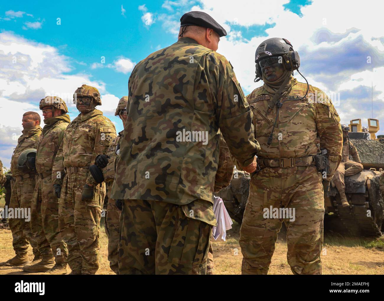 Maj. Gen. Stanislaw Czosnek, the Division Commander for the 11th ...