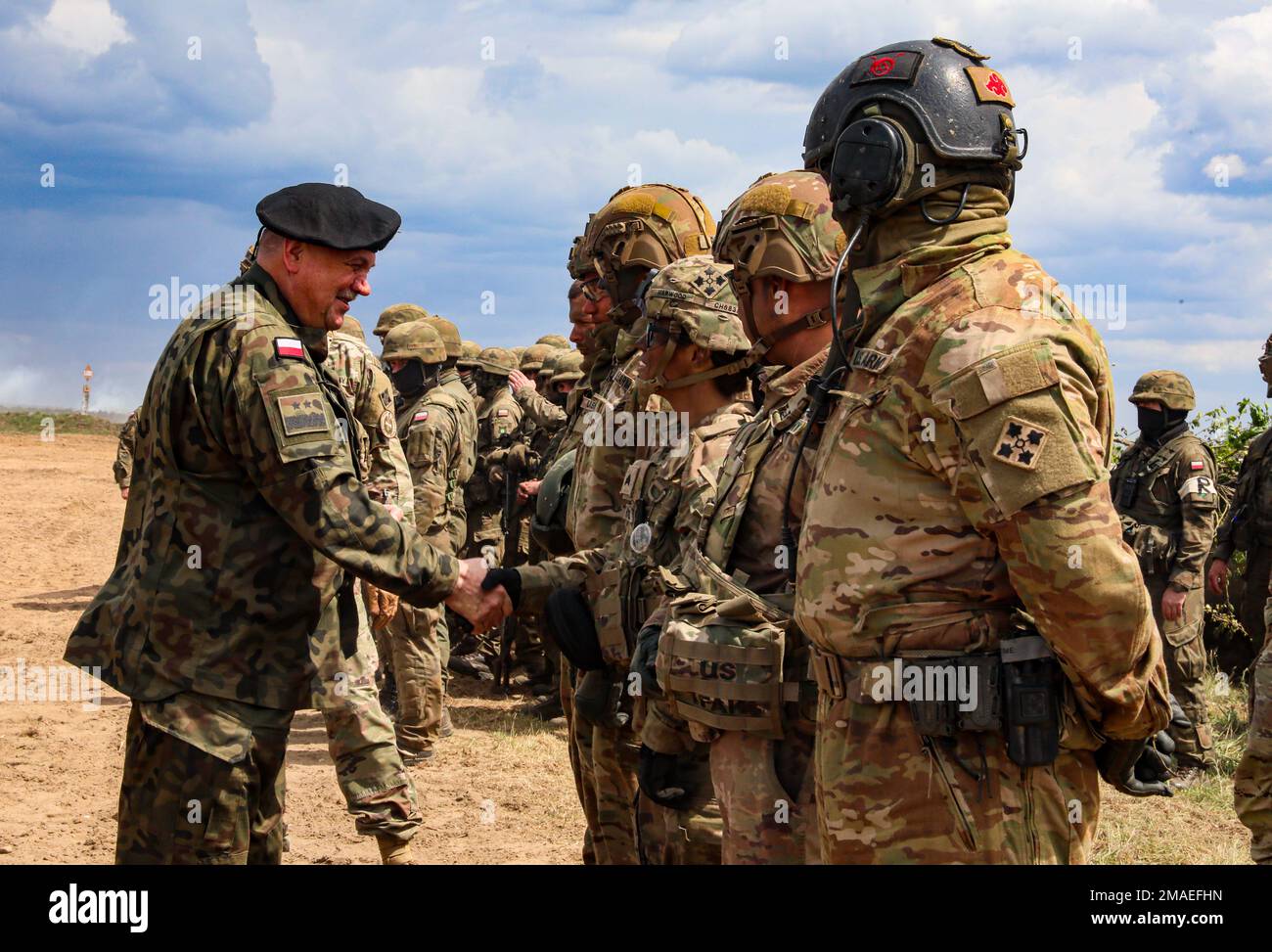 Maj. Gen. Stanislaw Czosnek, the Division Commander for the 11th ...