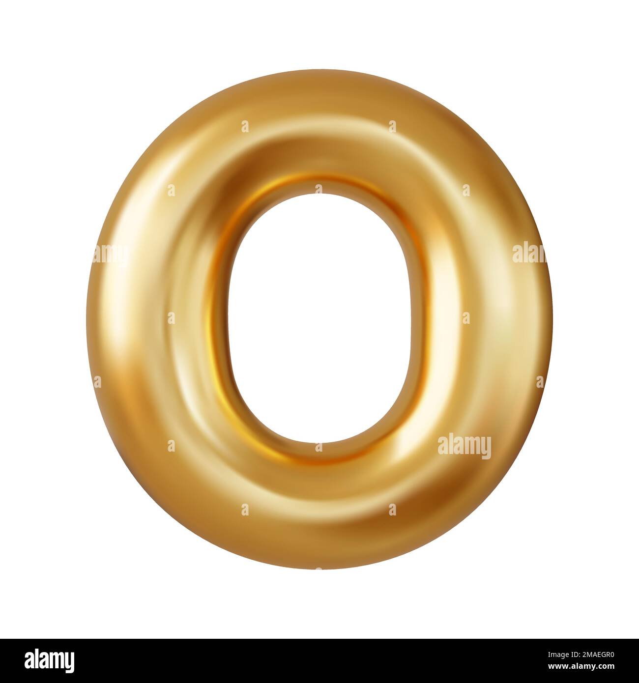 3d letter O uppercase Stock Vector Image & Art - Alamy