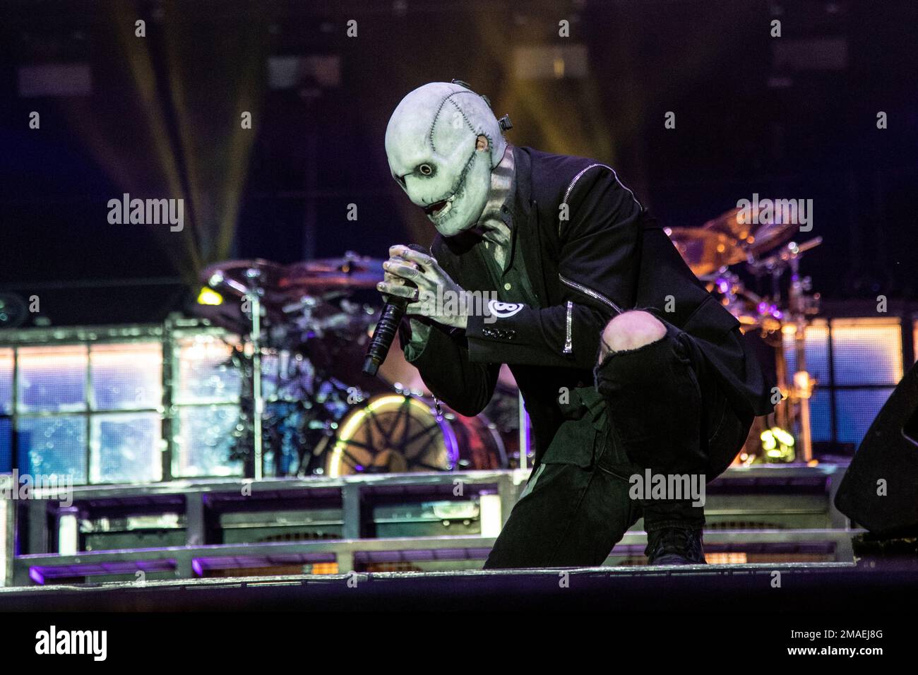 Corey Taylor of Slipknot performs at the Louder Than Life Music ...