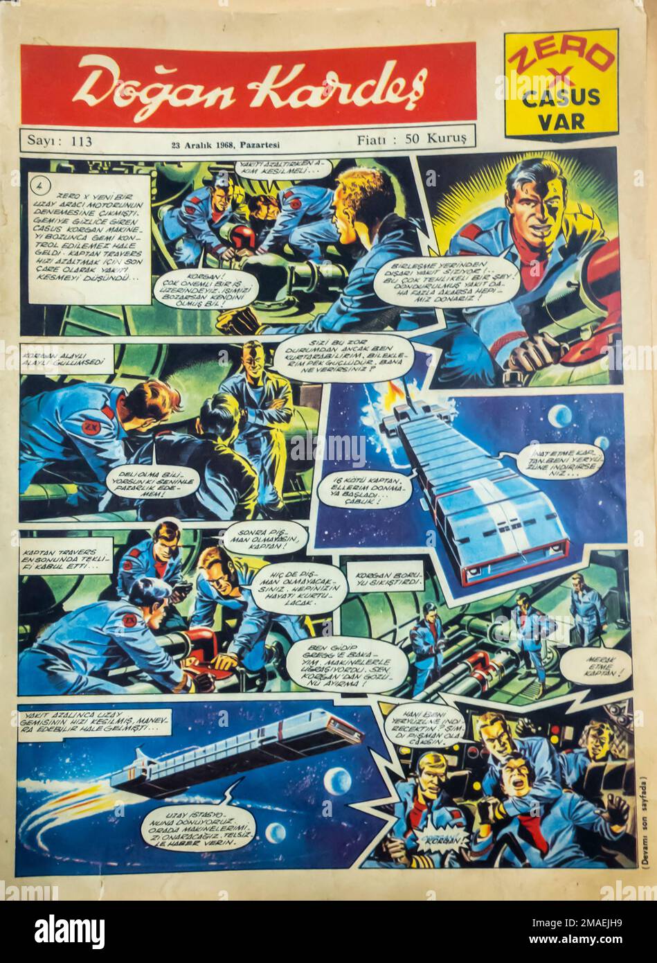 Old turkish sci fi comics hi-res stock photography and images - Alamy