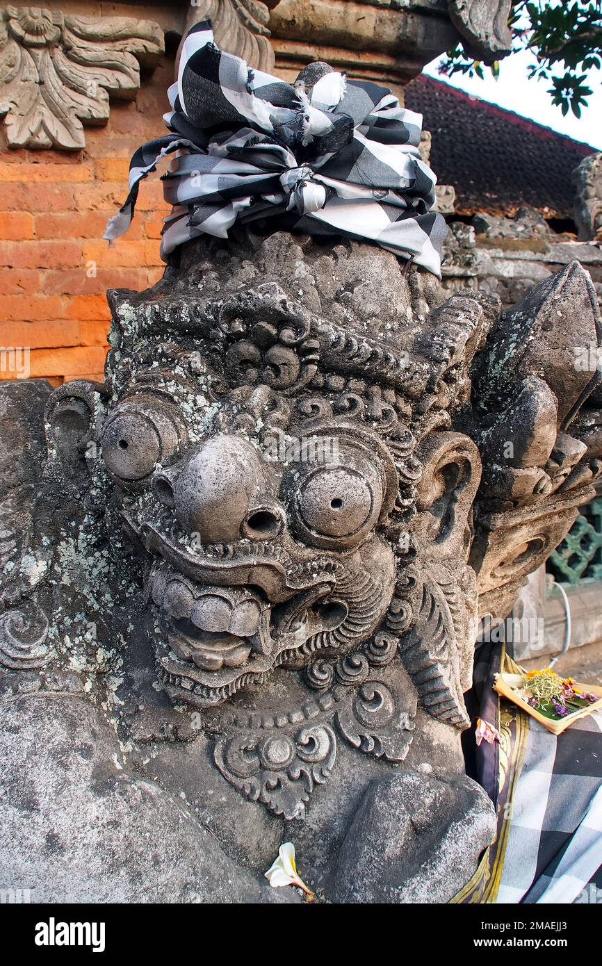 statue, Ubud Palace, Puri Saren Agung, Ubud, Gianyar regency, Bali ...