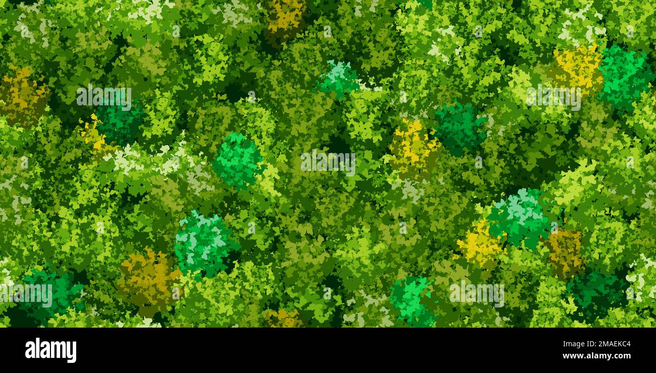 Bright green wall seamless pattern with moss texture. Vector background ...