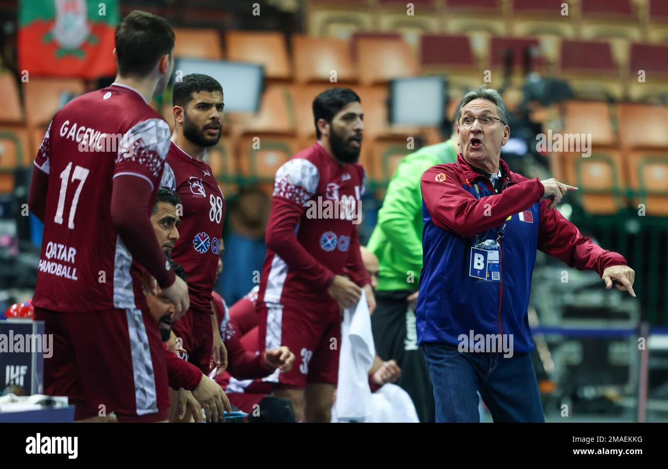 Kattowitz, Poland. 19th Jan, 2023. Handball: World Cup, Qatar ...