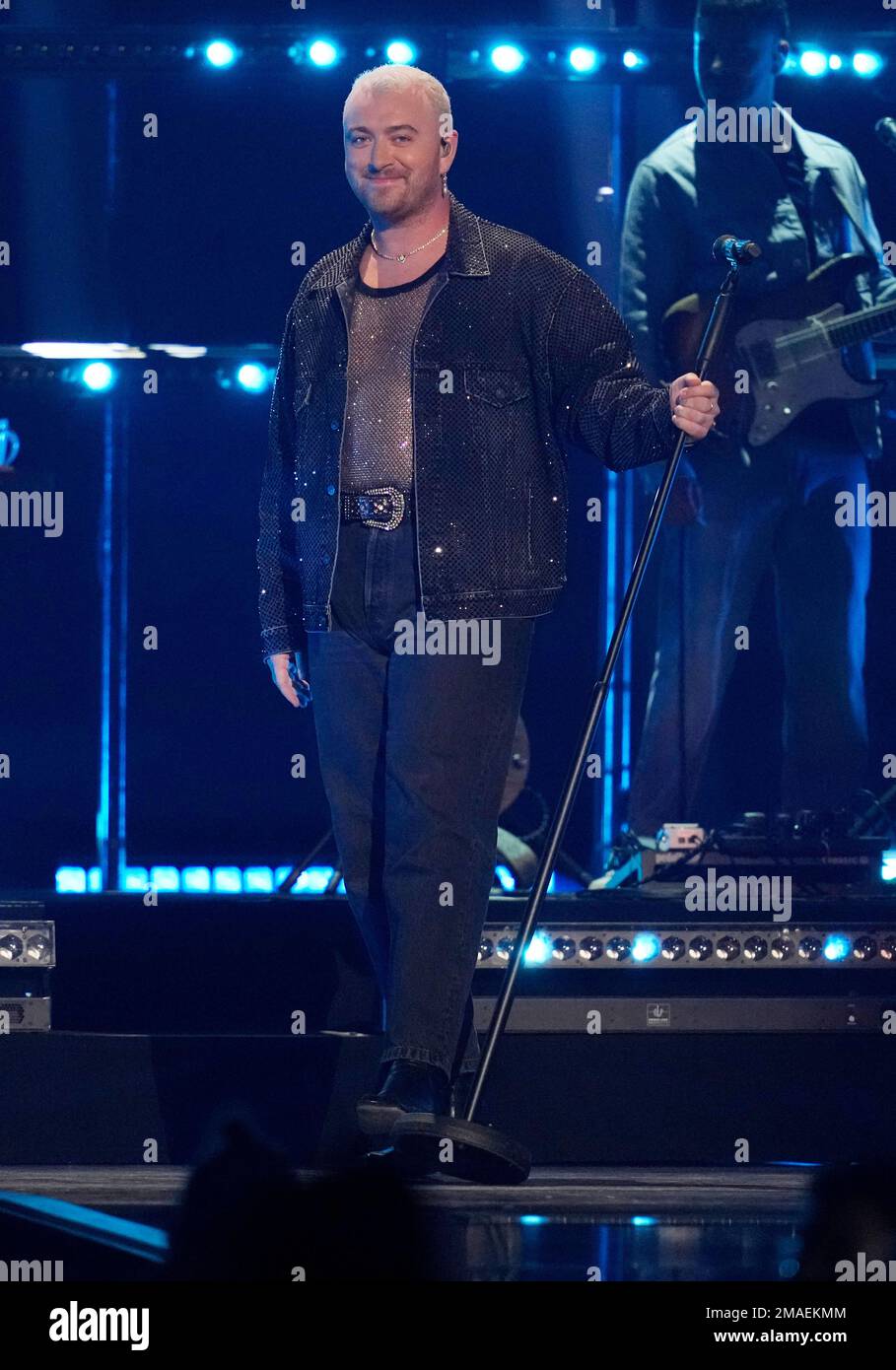Sam Smith performs on the first night of the 2022 iHeartRadio Music ...