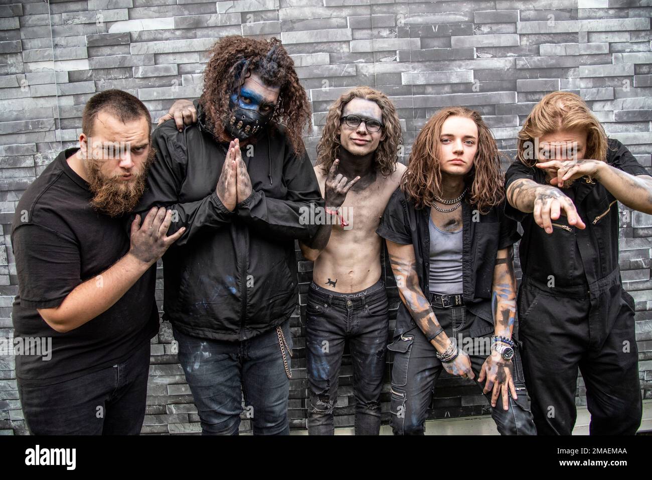 Connor Grodzicki, left, Jeremiah Pugh, Griffin Taylor, Cole Espeland ...