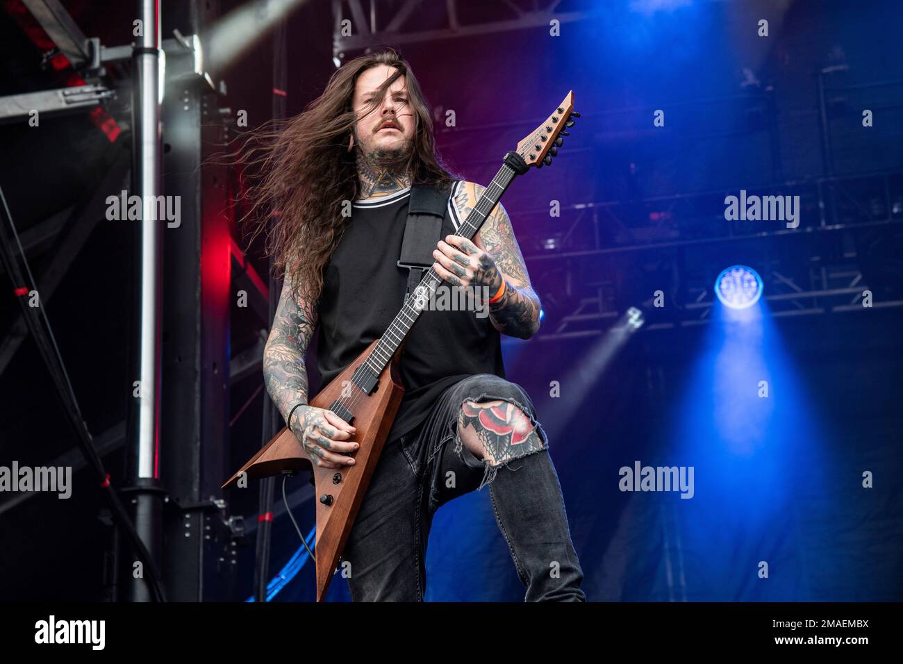 Richard Hansson of Orbit Culture performs at the Louder Than Life Music ...