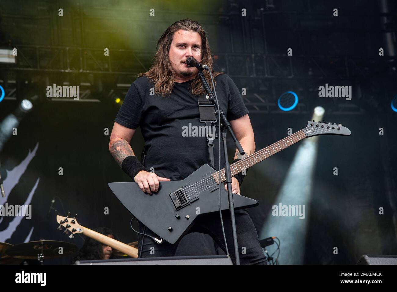Niklas Karlsson of Orbit Culture performs at the Louder Than Life Music ...