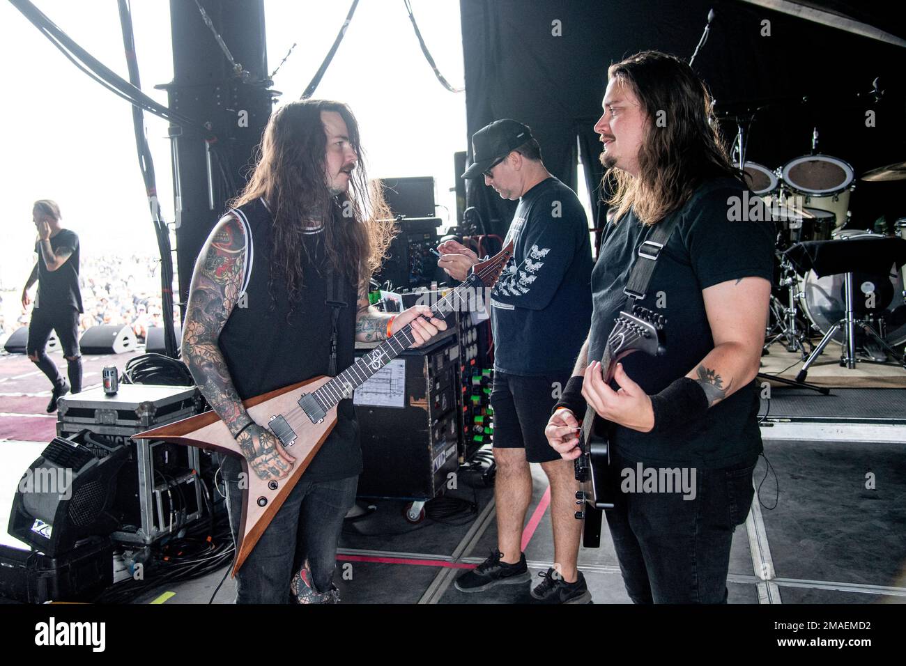 Richard Hansson, left, and Niklas Karlsson of Orbit Culture are seen at ...