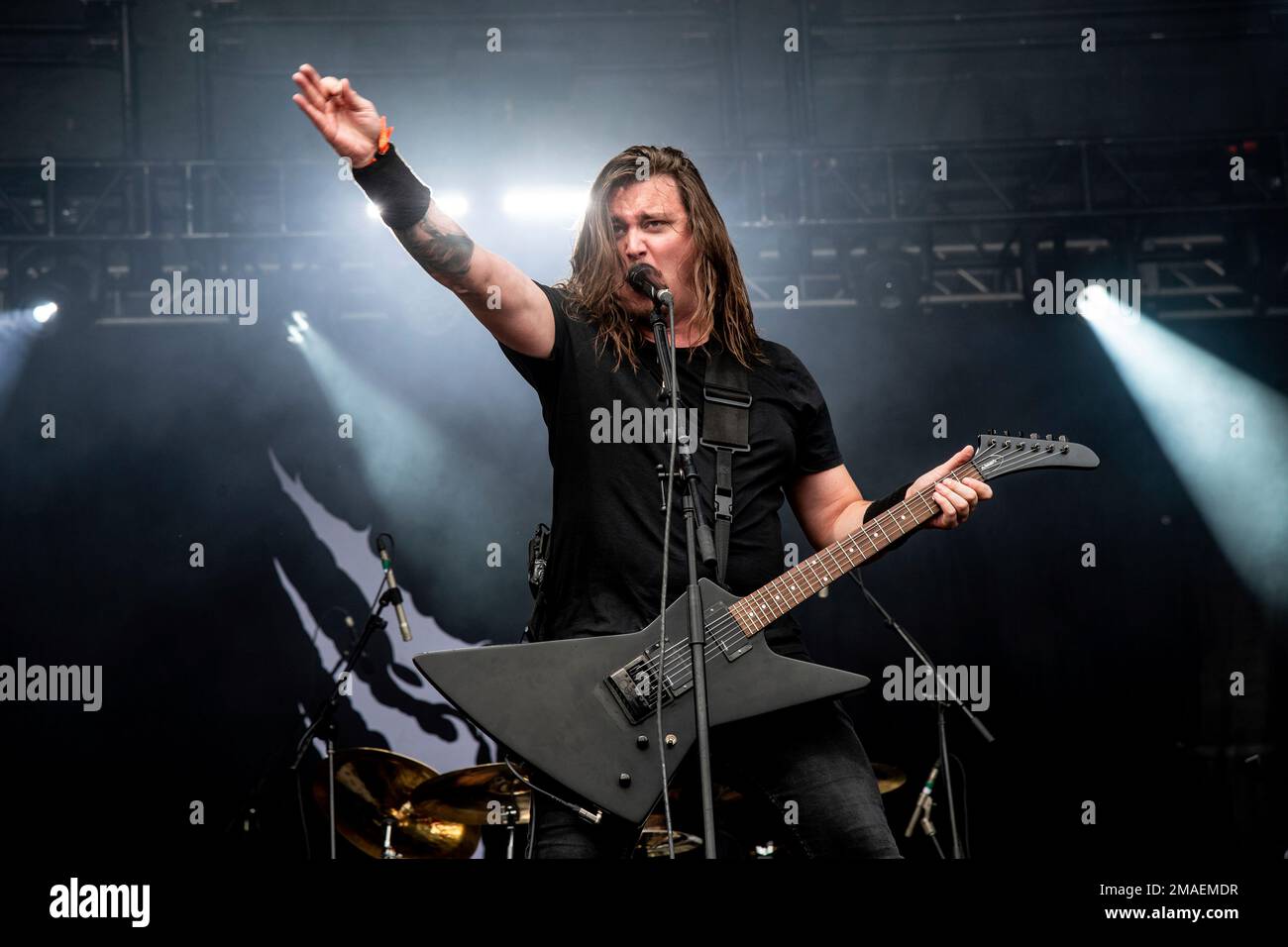 Niklas Karlsson of Orbit Culture performs at the Louder Than Life Music ...