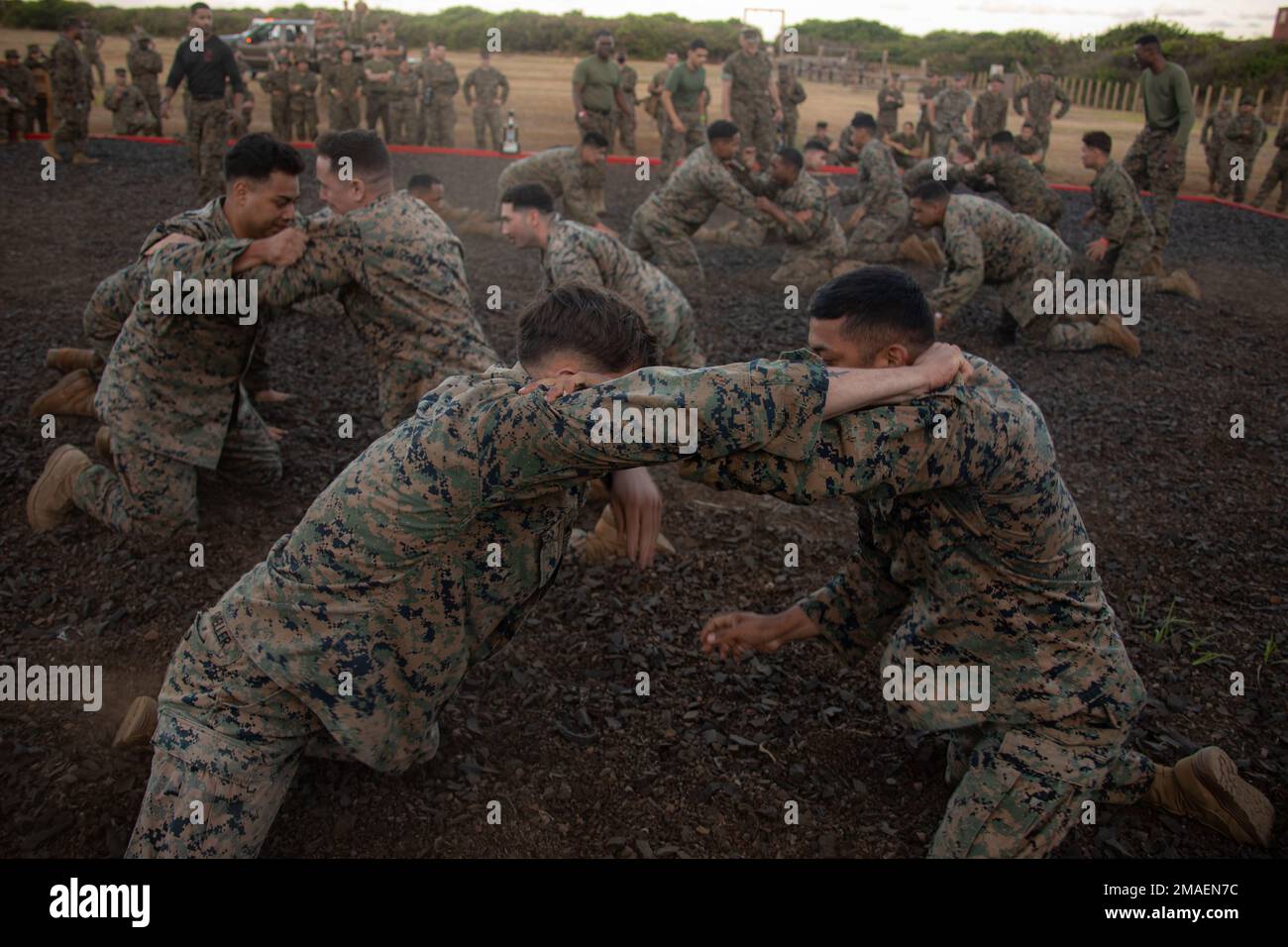 U.S. Marines with Headquarters Battalion, Marine Corps Base Hawaii ...