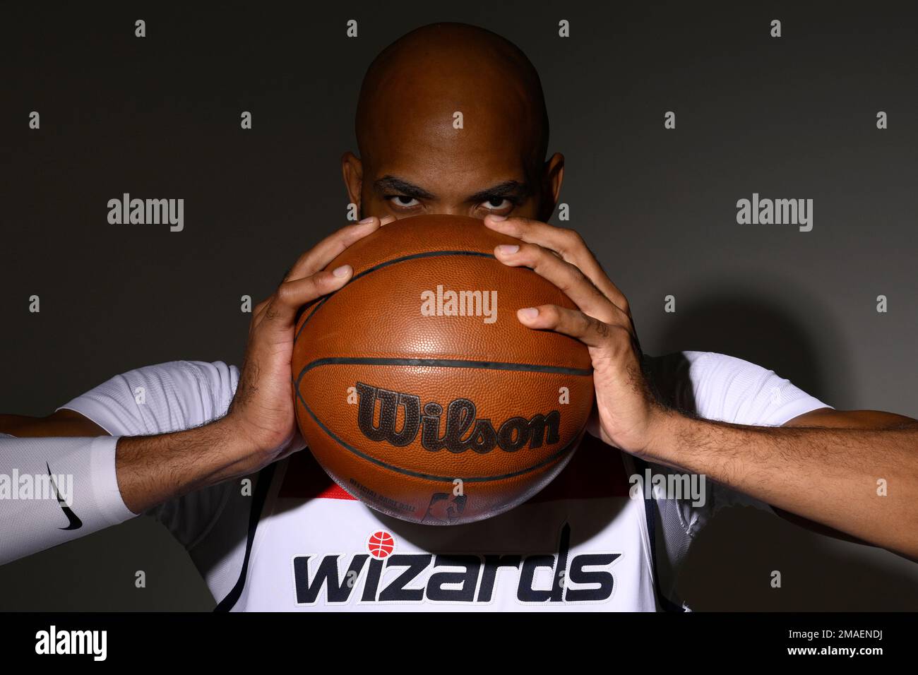 Washington Wizards' Taj Gibson poses for a photograph during an NBA ...
