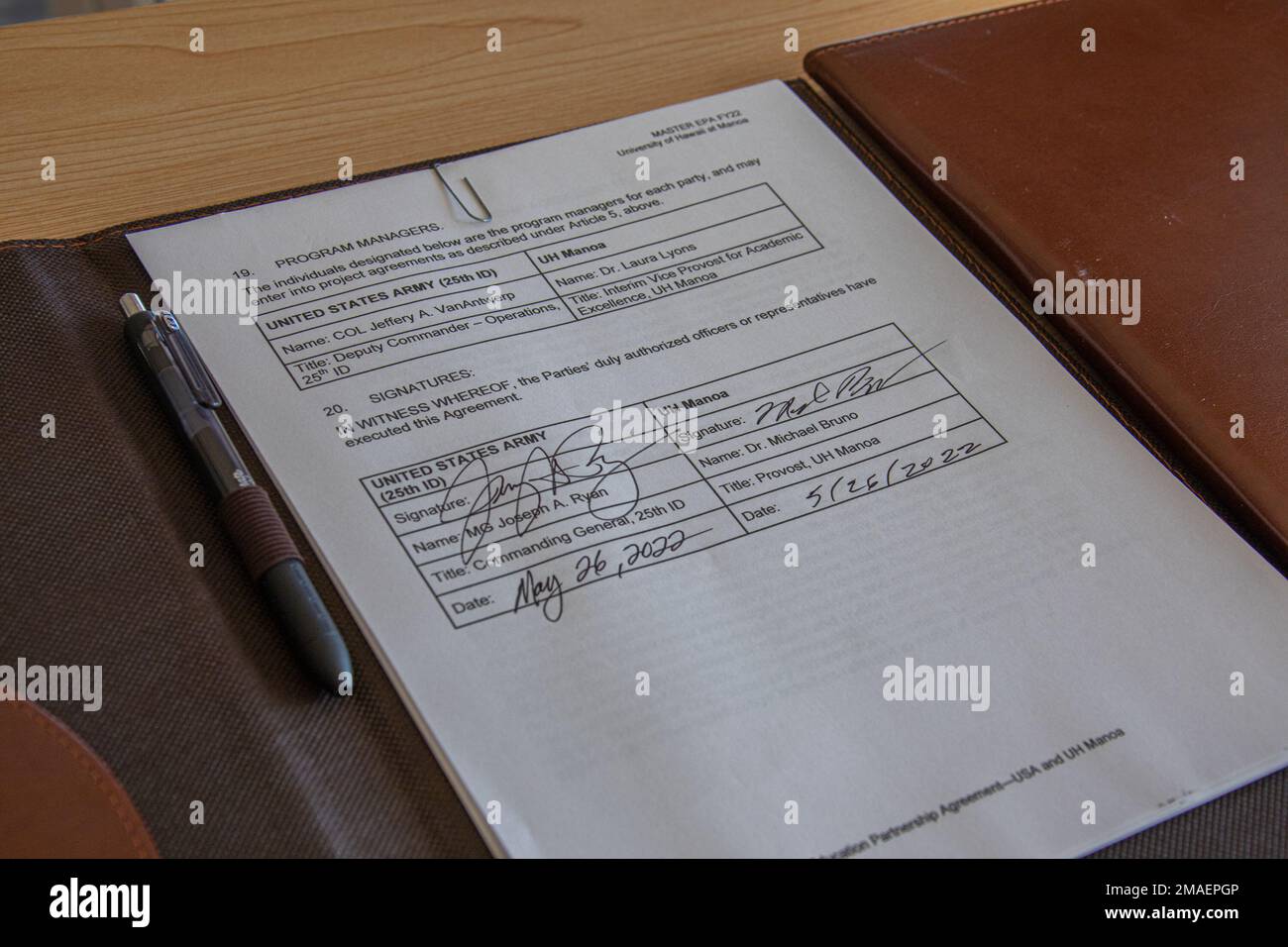 Maj. Gen. Joseph A. Ryan, commanding general, 25th Infantry Division ...