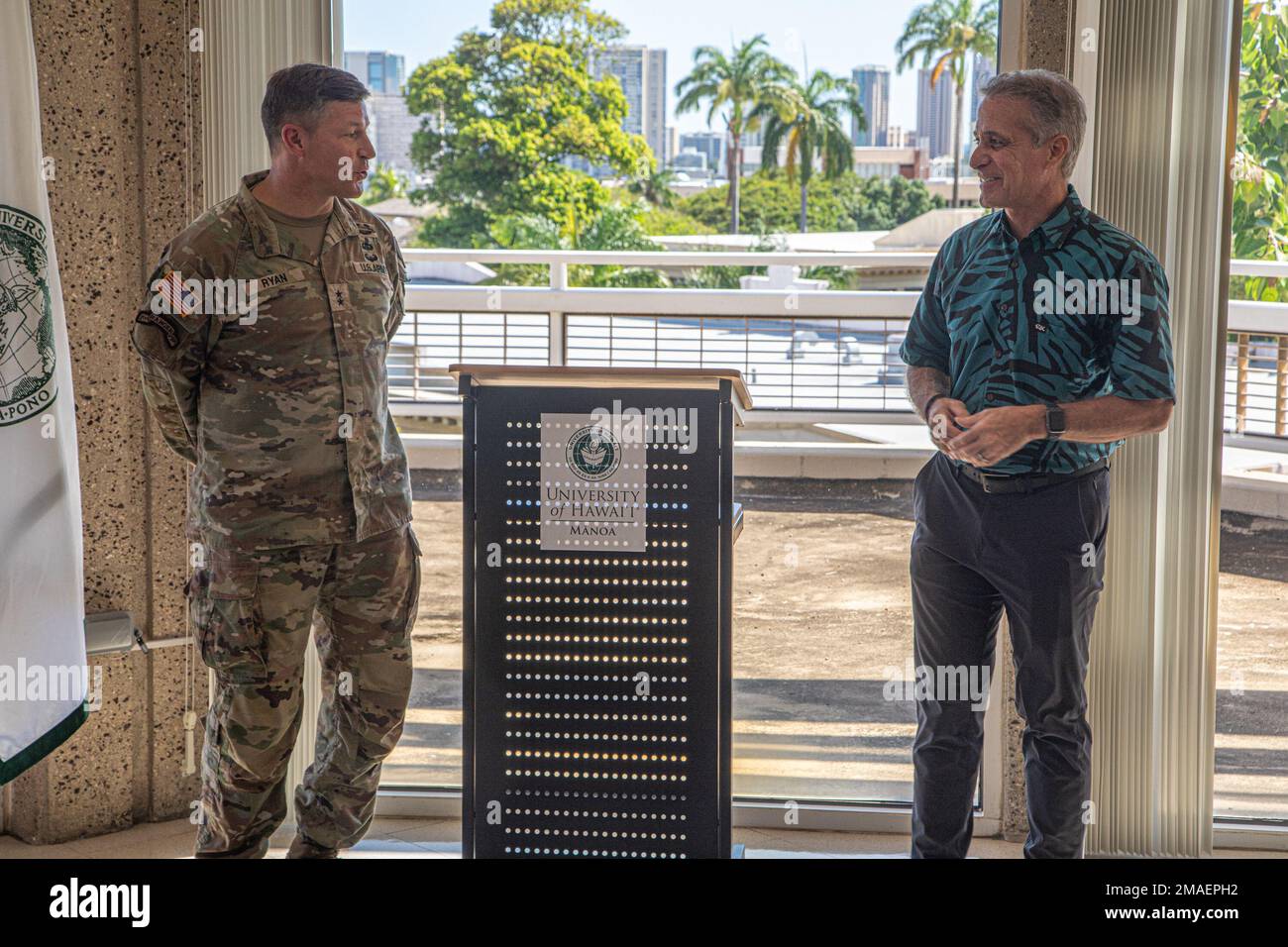 Maj. Gen. Joseph A. Ryan, commanding general, 25th Infantry Division ...