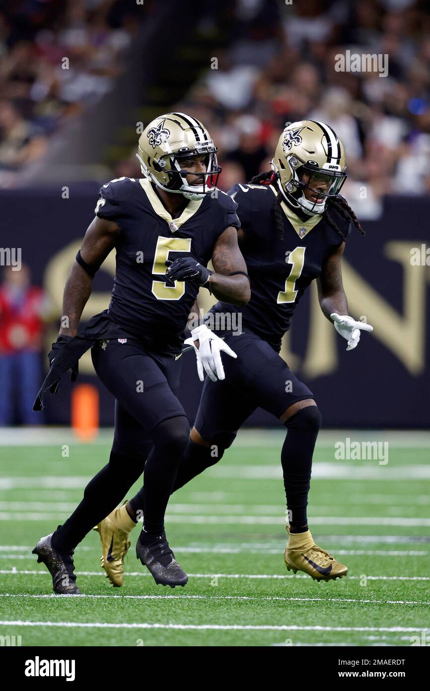 New Orleans Saints wide receiver Marquez Callaway (1) and wide receiver ...