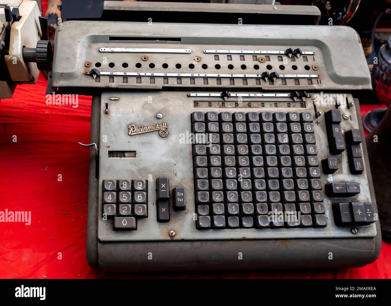 Rheinmetall superautomat mechanical calculator hi-res stock photography ...