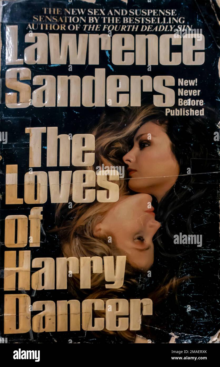 The Loves of Harry Dancer: Lawrence Sanders book cover . 1986 Stock ...