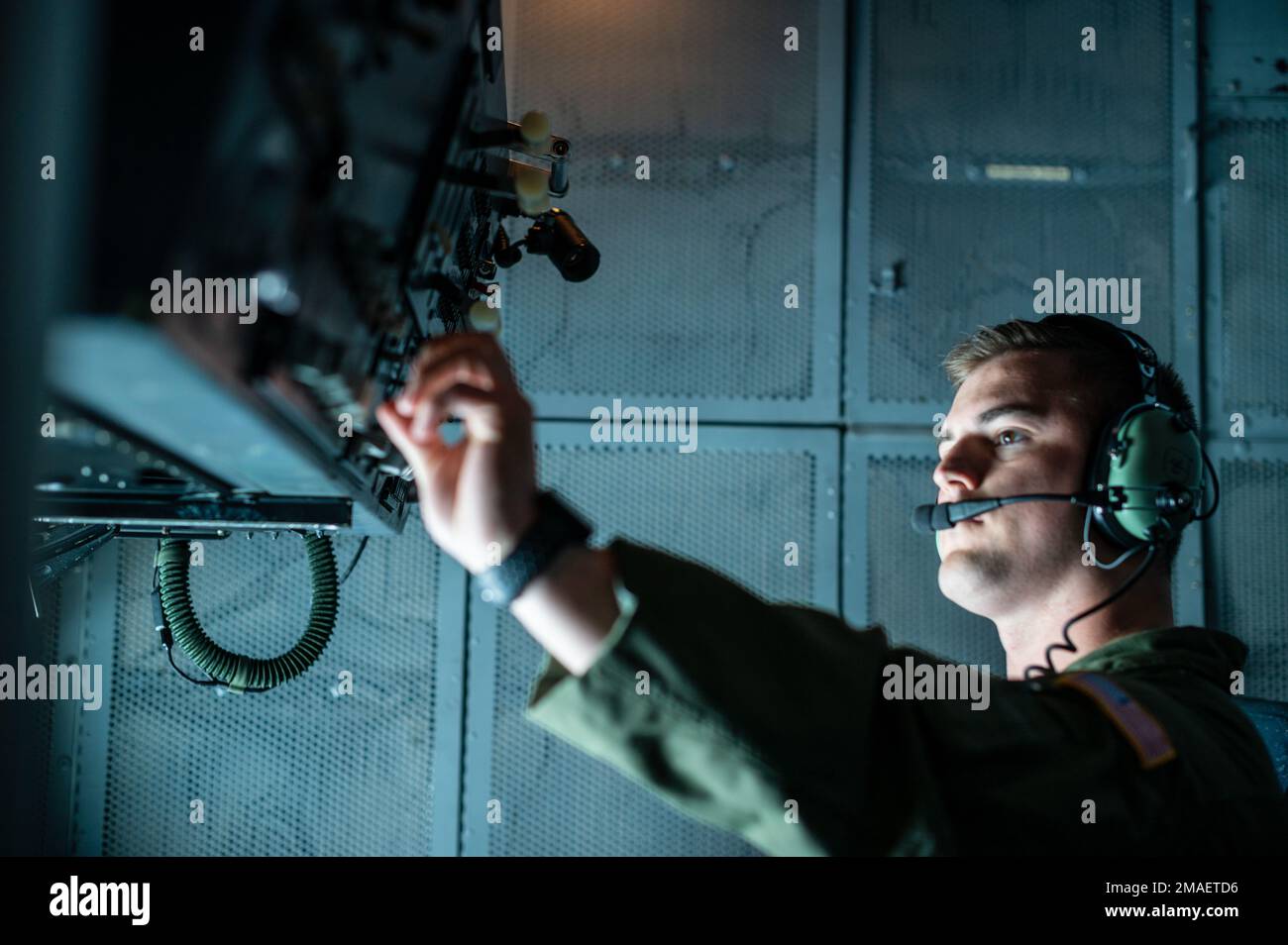 U.S. Air Force Staff Sgt. Barrett Blunt, 9th Air Refueling Squadron ...
