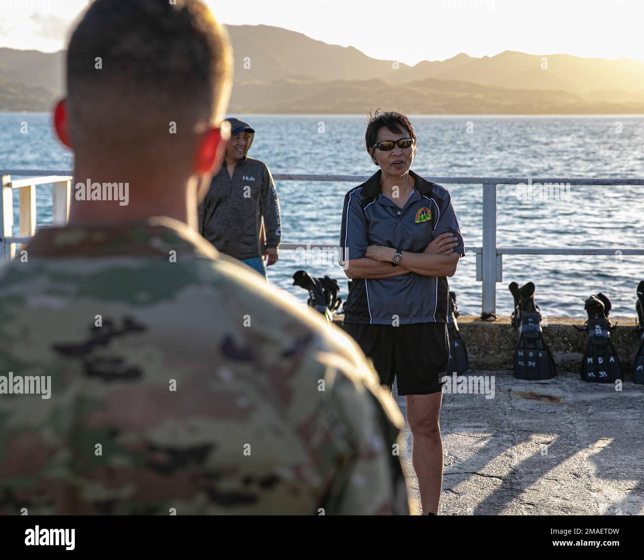 Maj. Gen. Esther Aguigui, adjutant general, Guam National Guard ...