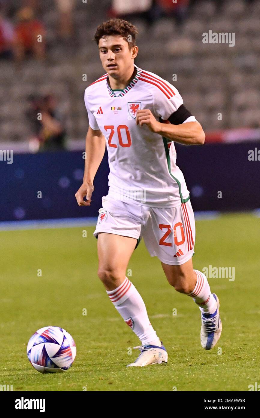 Wales' Daniel James in action during the Nations League soccer match ...