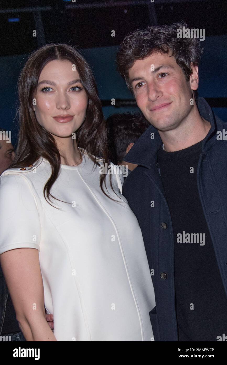 Paris, France. 19th Jan, 2023. Karlie Kloss and Joshua Kushner ...