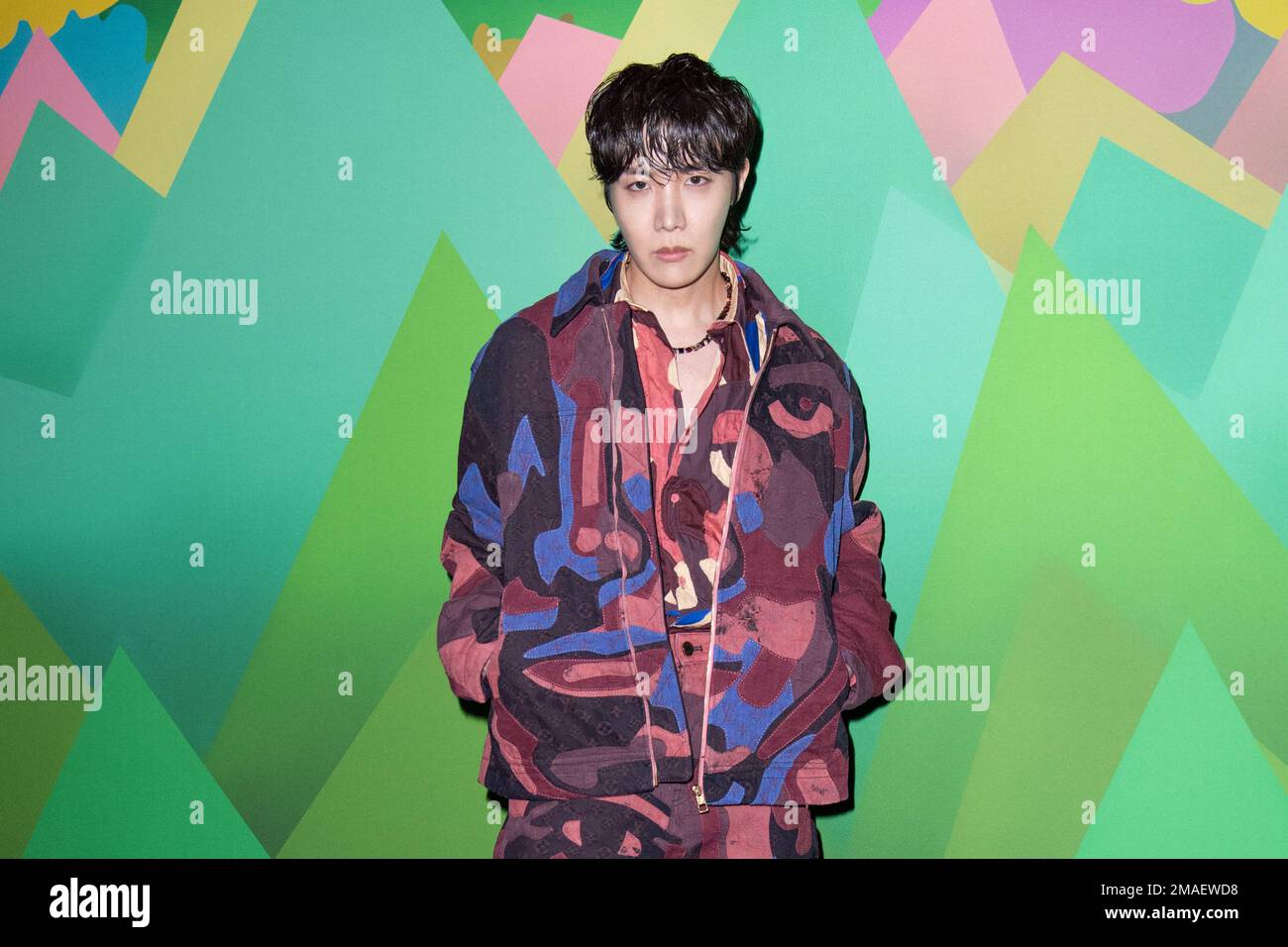 Paris, France. 19th Jan, 2023. J Hope attending the Louis Vuitton ...