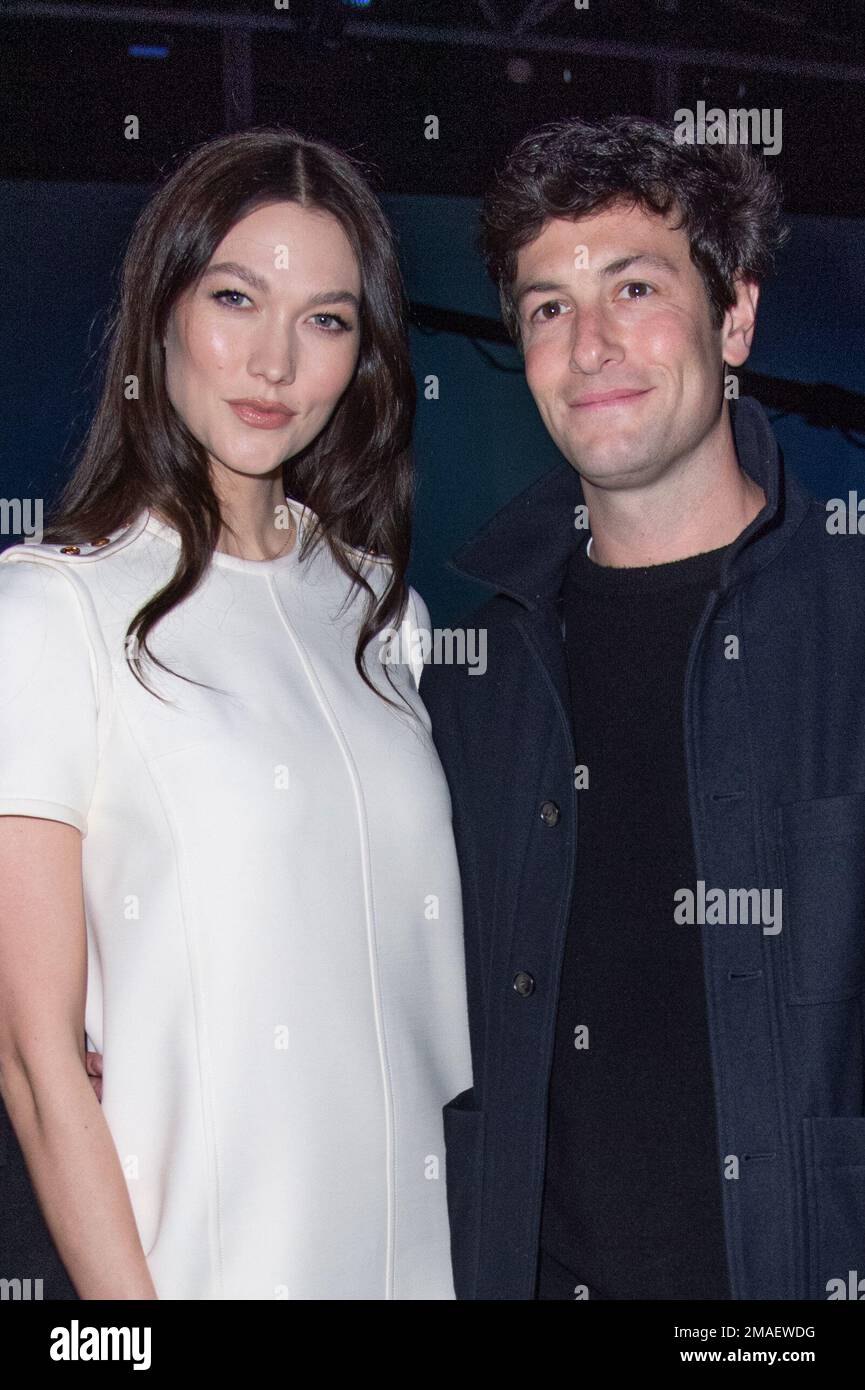 Paris, France. 19th Jan, 2023. Karlie Kloss and Joshua Kushner ...